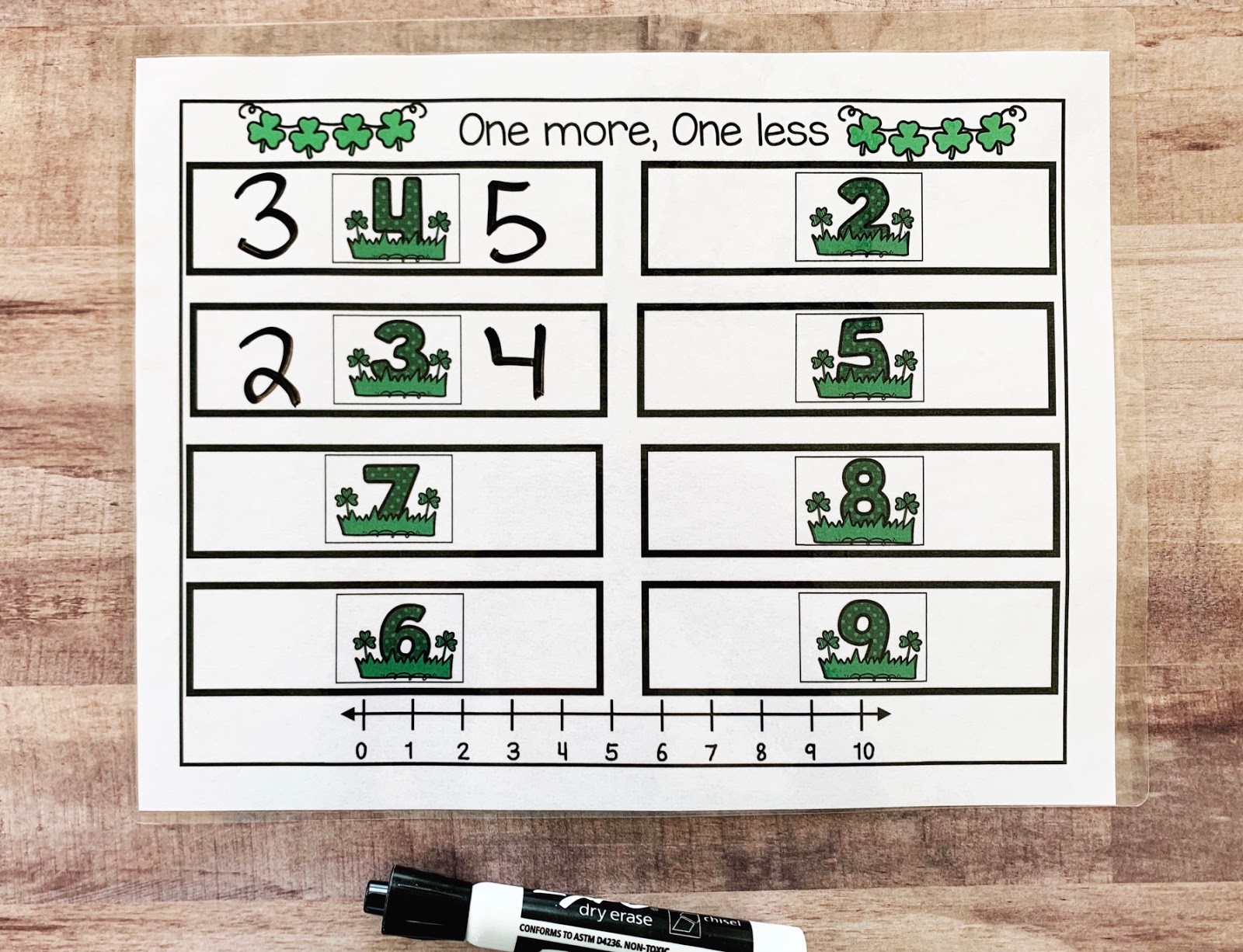 March Number Mats