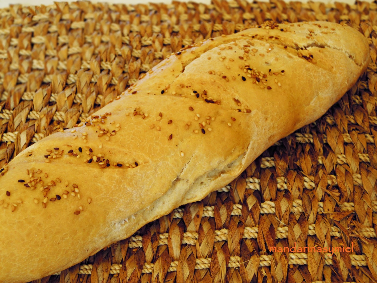 Pan con sésamo | Mandarinas y miel