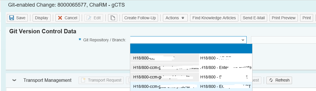 SAP ABAP Central: How Change Request Management (ChaRM) Leverages Git-enabled CTS (gCTS)