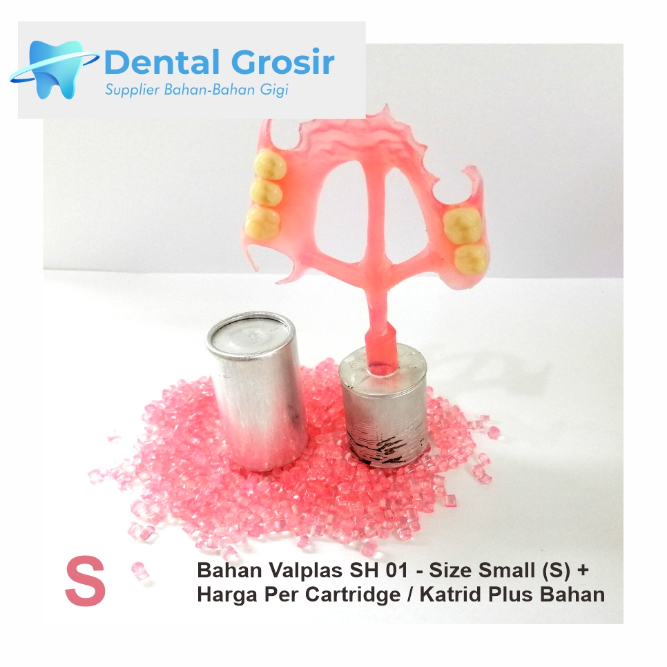 Bahan Valplas SH 01 - Size Small (S) + Slongsong - Dental Grosir