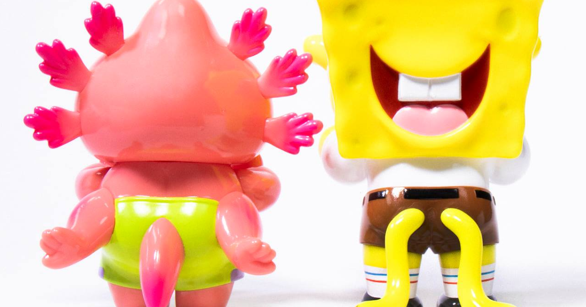 GRAPEBRAIN SPONGEBOB & PATRICK TWO FIGURE SET from Unbox X Nickelodeon ...
