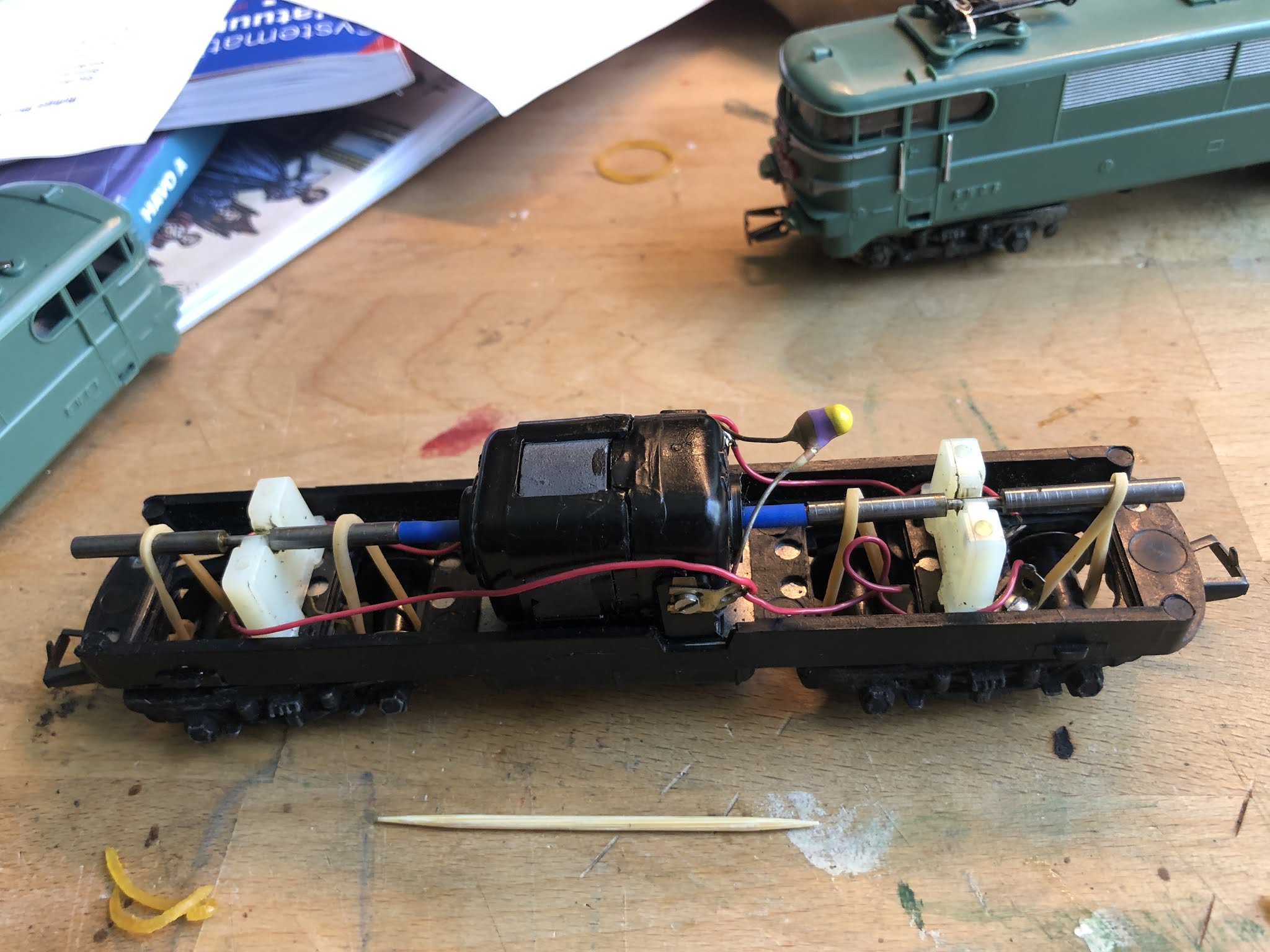 Replacing rubber drive bands