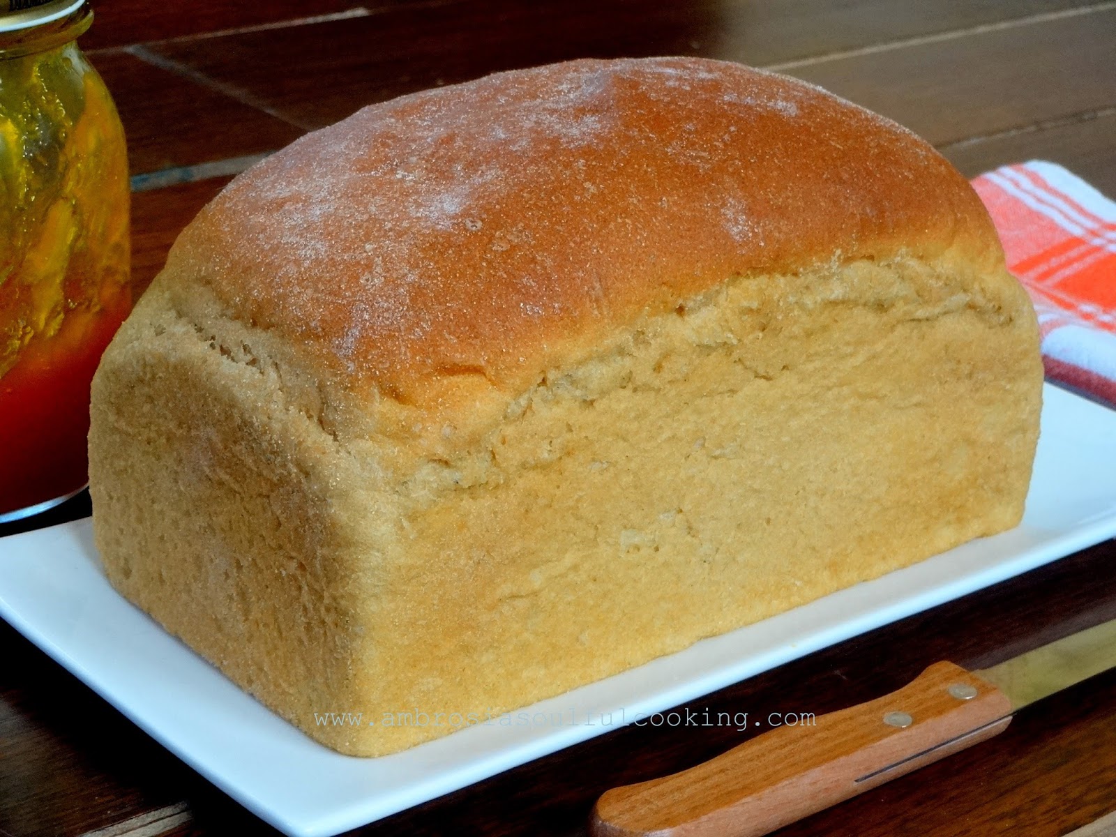 Quick Whole Wheat Bread #BreadBakers | Ambrosia