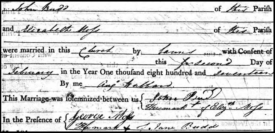 Boardman Moss Family Tree: PART FOUR: MOSS FAMILY TREE