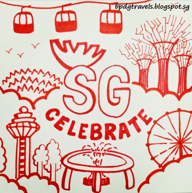 Doodling - SG50 Mosaic | BPDGTravels - Building Memories Together