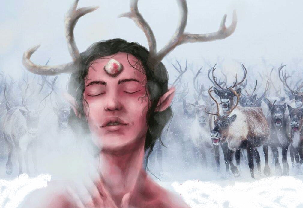 ARBOLESCENCIAS TELÚRICAS: PINGA : LA GRAN MADRE INUIT DEL CARIBU