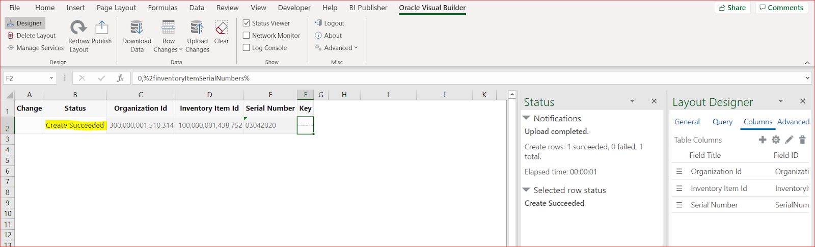 Nagesh Manda Oracle Blogs: VBCS Excel Plugin To Load Data into Oracle SaaS