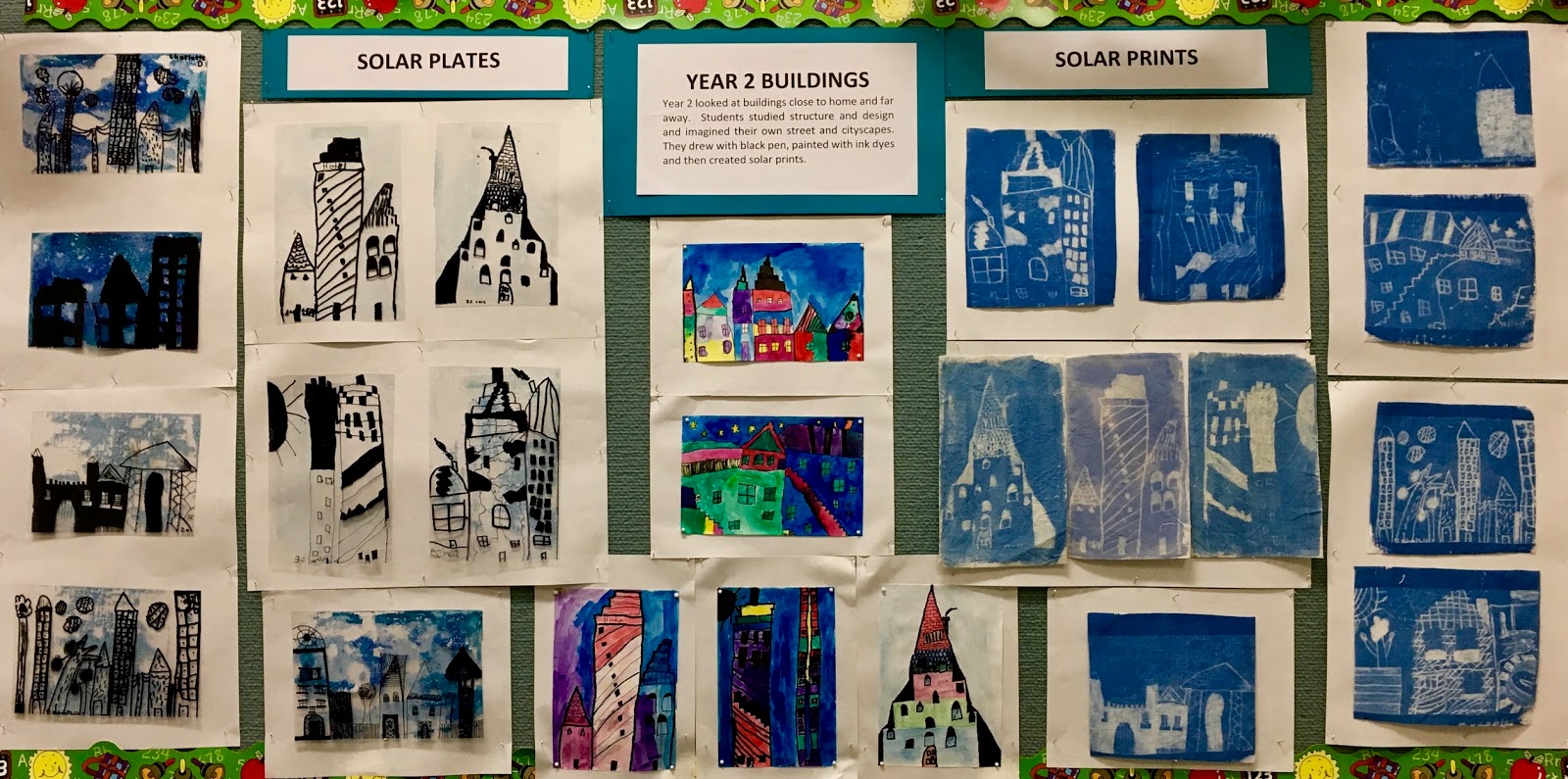 TNPS Student Artists: YEAR 2 SOLAR PLATES AND PRINTS