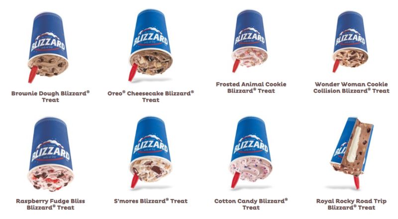 Dairy Queen Reveals 2020 Summer Blizzard Menu