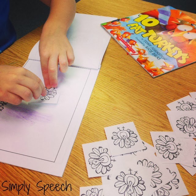 10 Fat Turkeys! {FREEBIE!} | Simply Speech