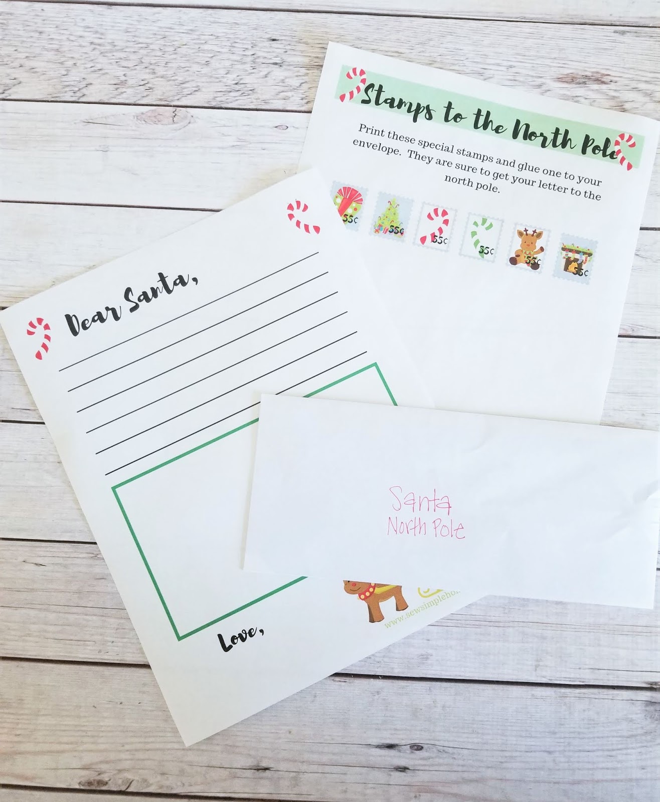 FREE Christmas Wish List and Letter to Santa Printables | Sew Simple Home