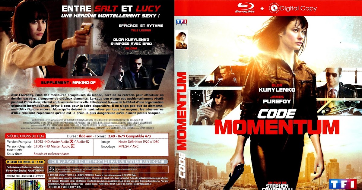 BLU-RAY JAQUETTES BLU-RAY: Code momentum