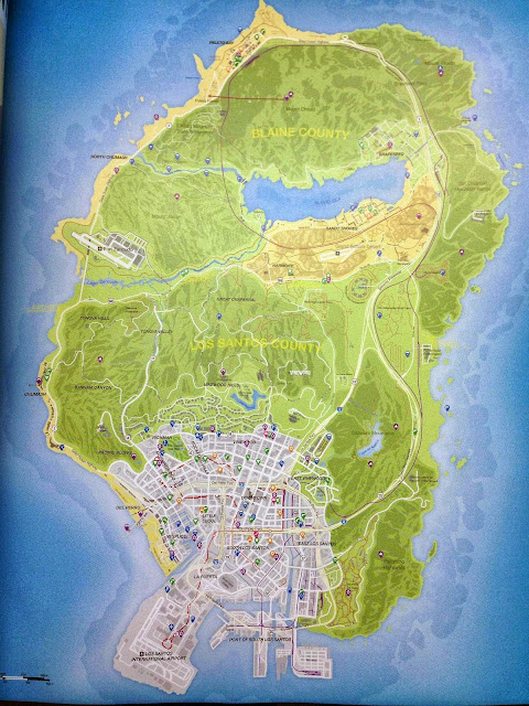 GTA V Complete Map Picture Leaked | Game Pictures and Reviews