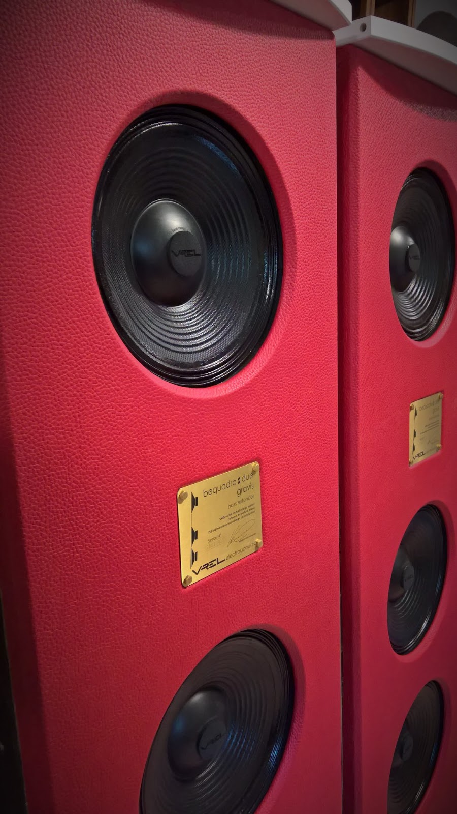 Vrel Electroacoustic Bequadro Gravis SMES speakers – M & S | Ultimate ...