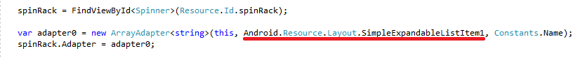 How To Populating A Spinner Items With Multiple Lines Xamarin Android