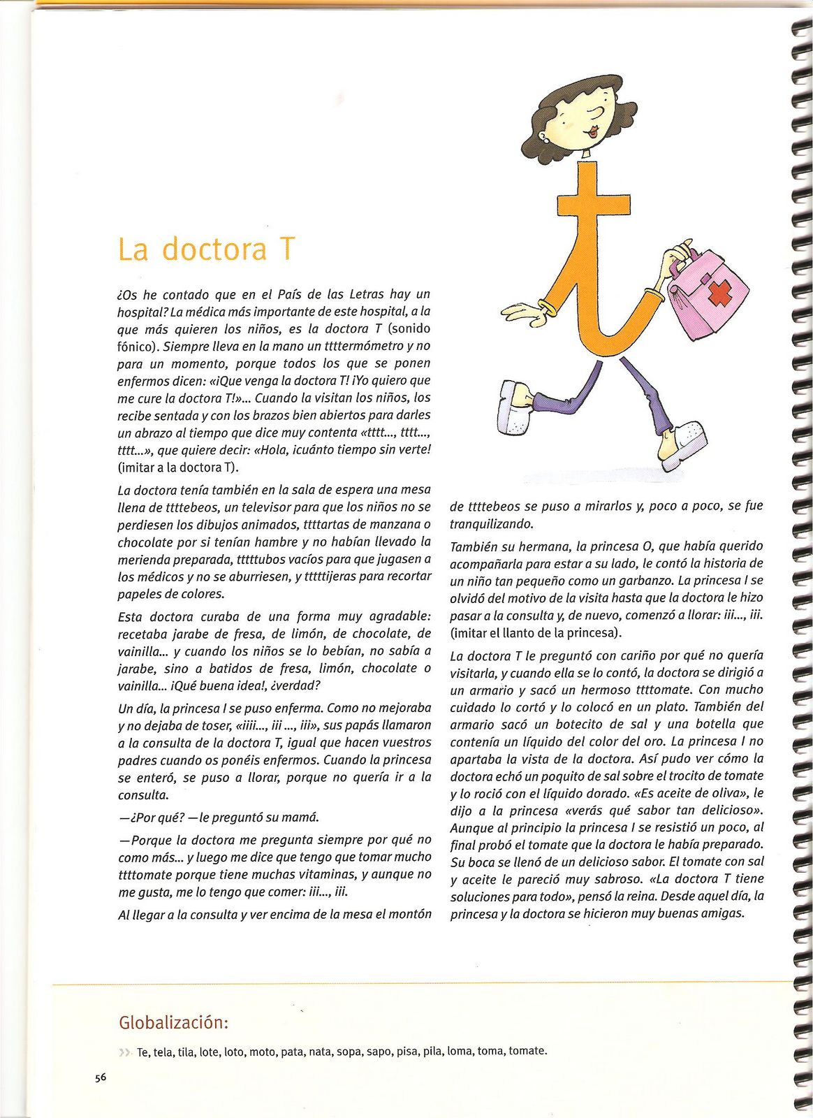 Educación Infantil: LETRA LA DOCTORA T