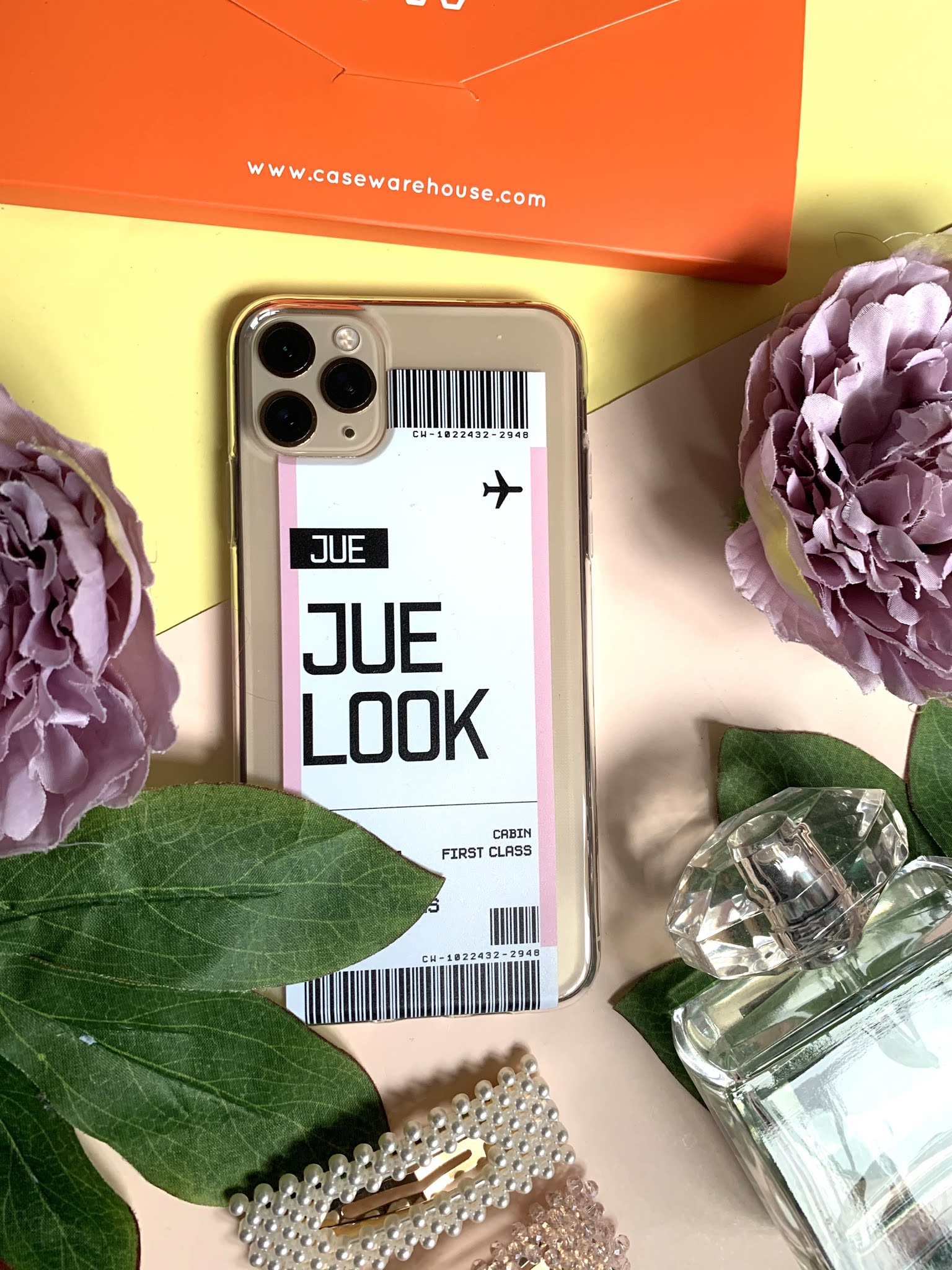 CASE WAREHOUSE CUSTOMISED PLANE TICKET CASE - JUELOOK