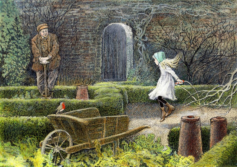 çizgili masallar: The Secret Garden by Inga Moore Part 1