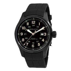 Hamilton Watches | Hamilton Watch: Hamilton Men's Black Dial Watch ...