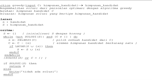 Algoritma Greedy ~ Tutorial Makassar