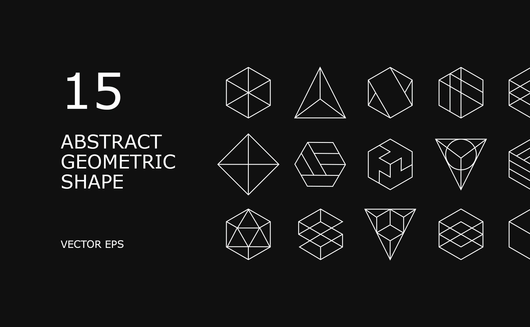 Free Abstract Line Geometric Shape Vector