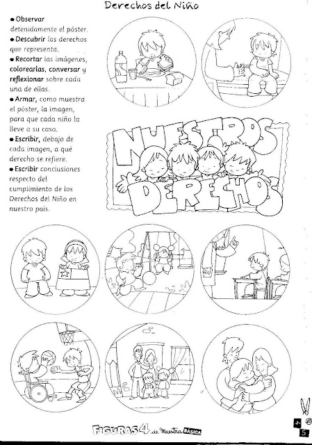 ACTIVIDADES DERECHOS DEL NIÑO Y LA NIÑA.