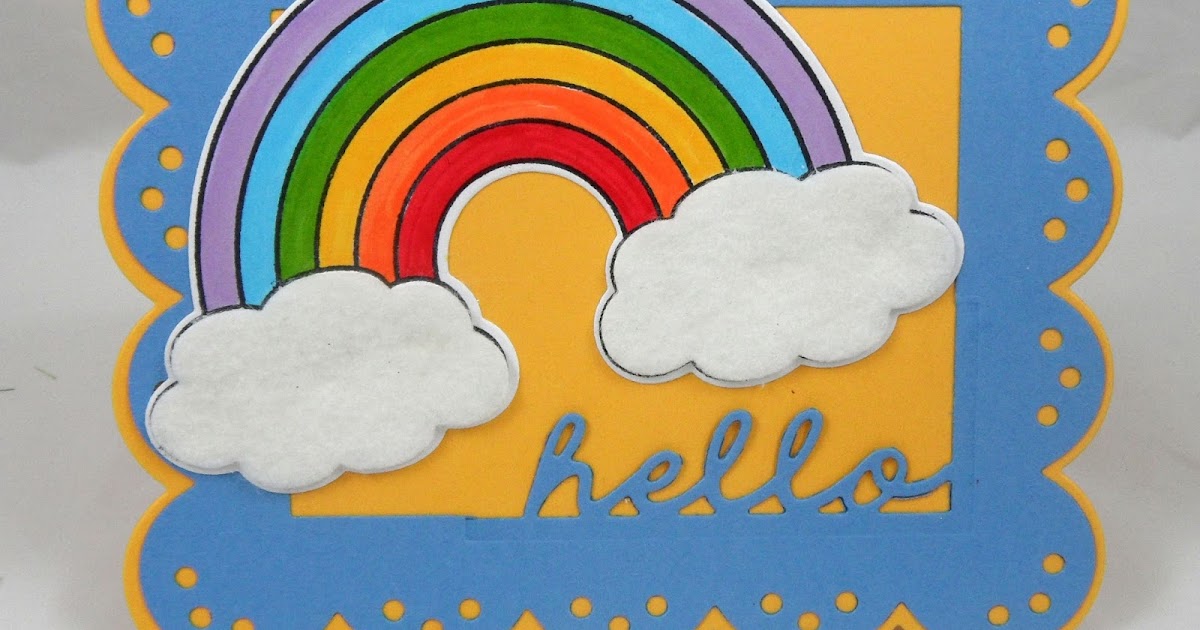 Stamping & Scrapping in California: Hello Rainbow