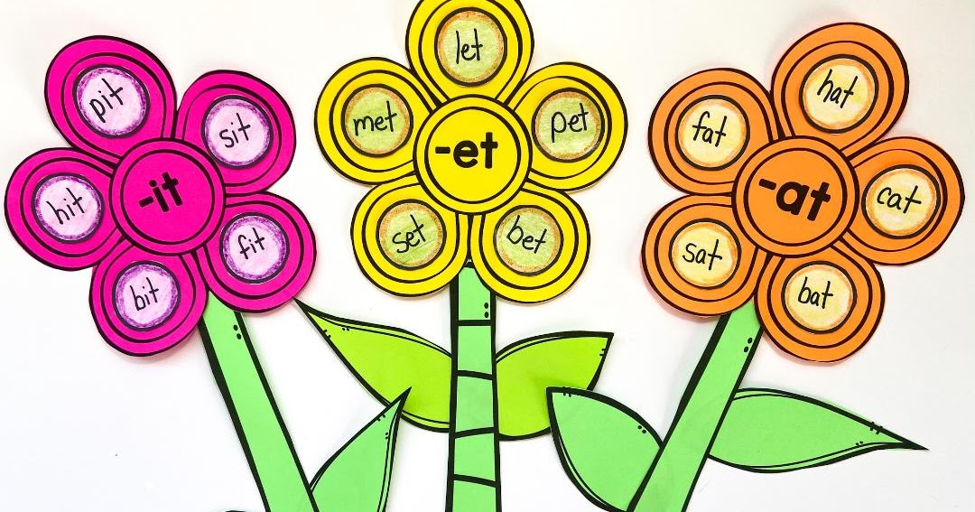 First Grade Bloomabilities: Word Family Spring Craft