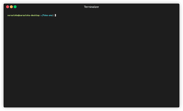 Fake-SMS: pequeña utilidad para verificación por SMS