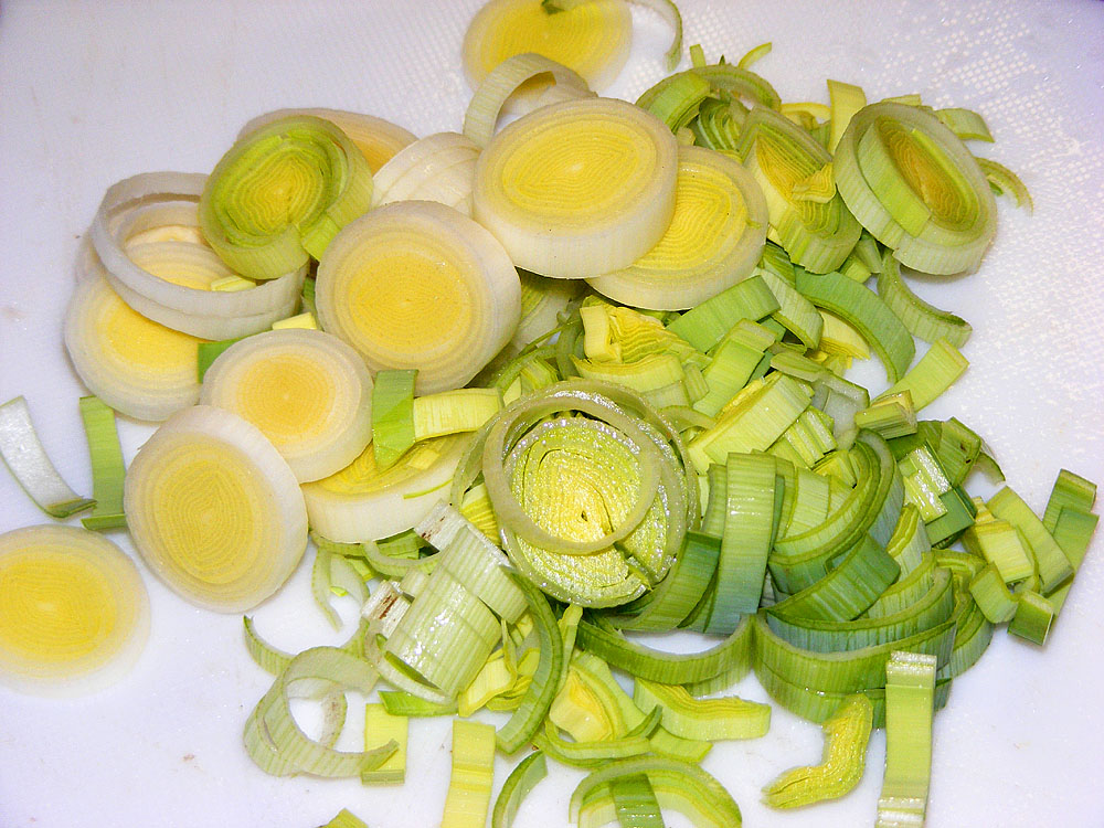 Days on the Claise: Sunchokes and Leeks a la boulangere