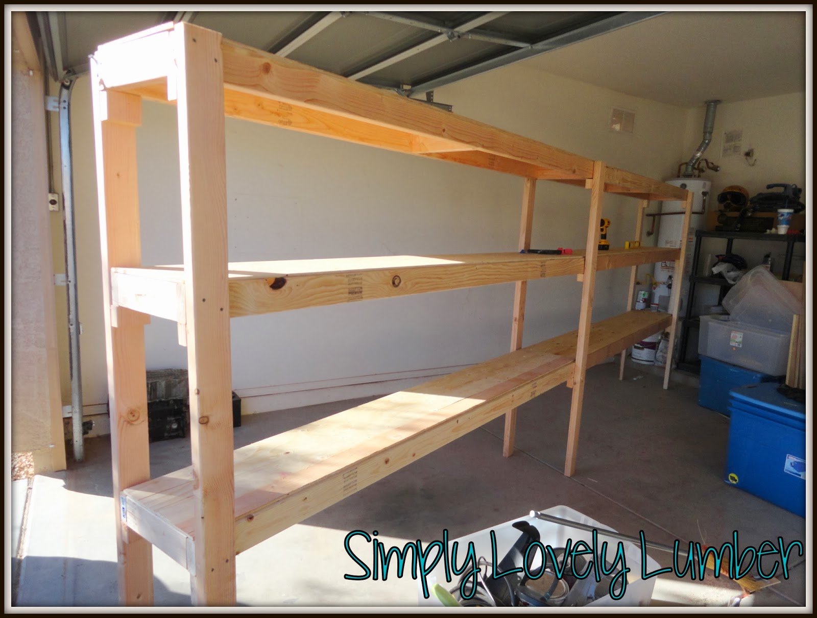 Simply Lovely Lumber: Garage Storage Love