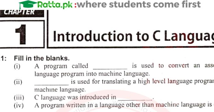 2nd year Computer Chapter 1 Notes pdf - ICS Part 2 - Ratta.pk