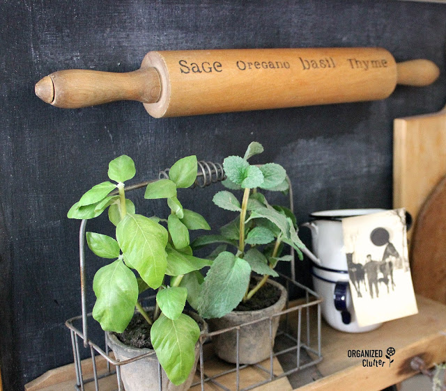 Vintage Magazine Holder To Repurposed Rolling Pin Display - Organized ...
