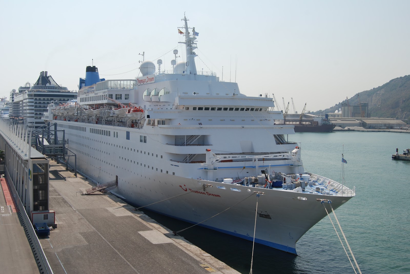 cruise ship "THOMPSON DREAM" at Barcelona