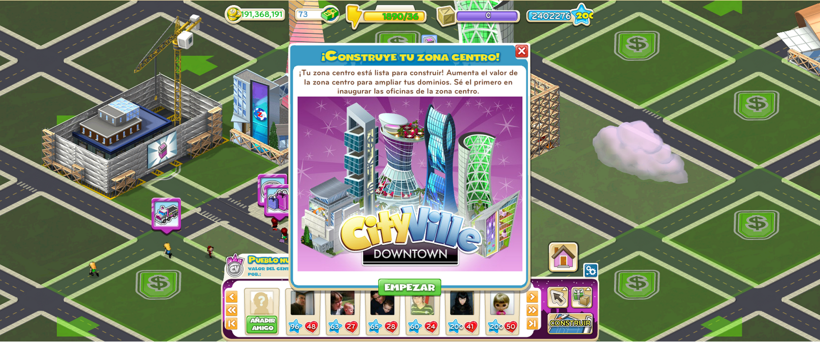 CITYVILLE: INICIO
