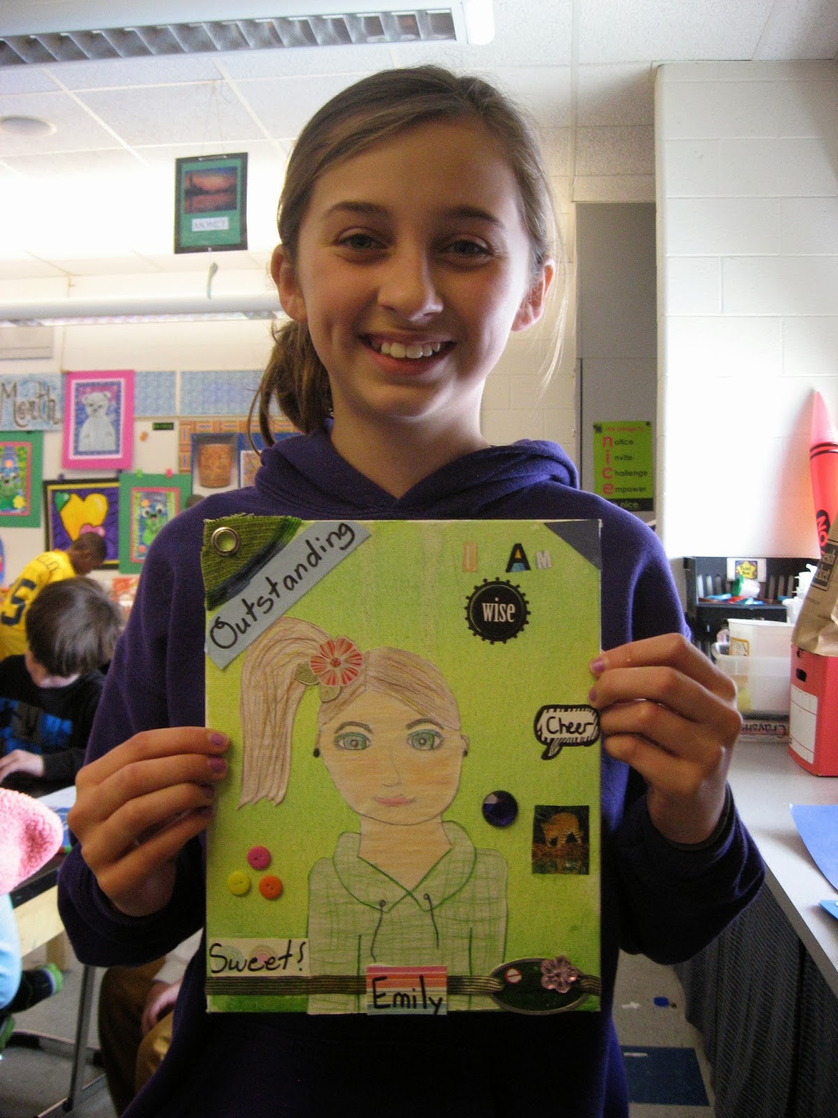 Jamestown Elementary Art Blog: Reporting.... What I learned about Self ...