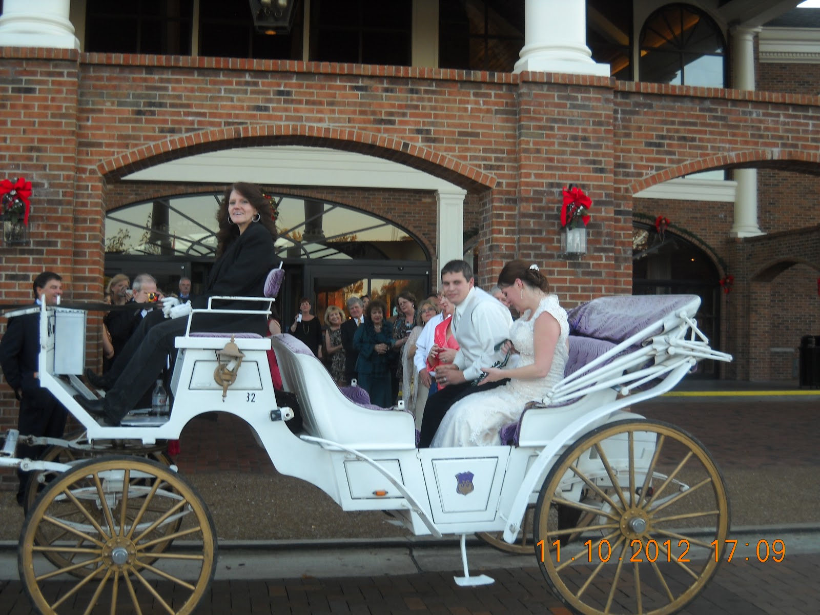 Sugar Creek Carriages: Horse Drawn Wedding Carriage
