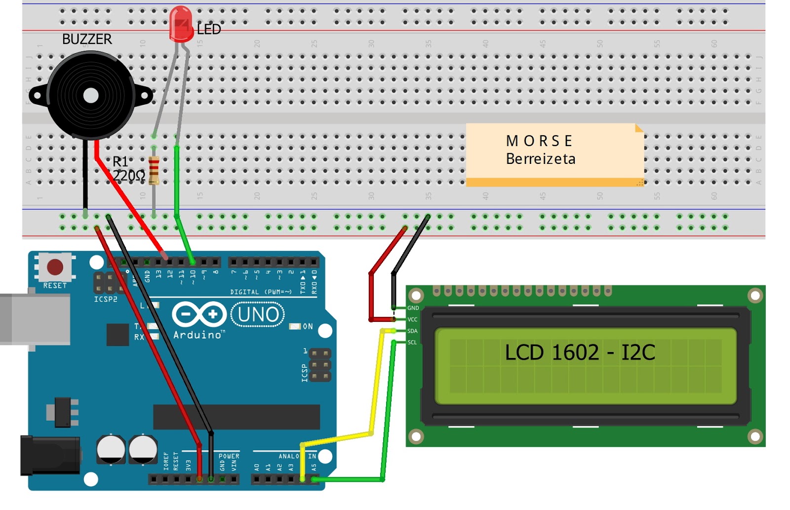 Berreizeta: Arduino Morse Berreizeta: Arduino Morse