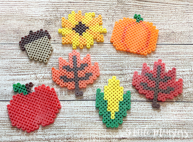 5 Little Monsters: Fall Perler Bead Designs