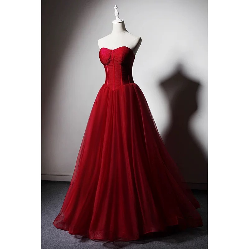 2019 modest red prom dresses collection
