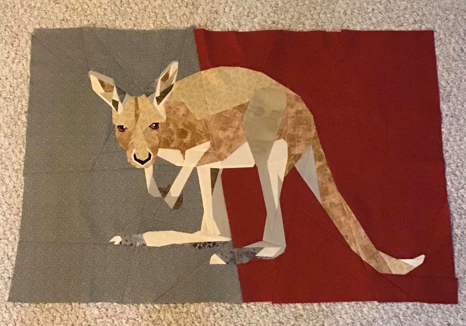 Quilt Art Design: Kangaroo Joey Pattern