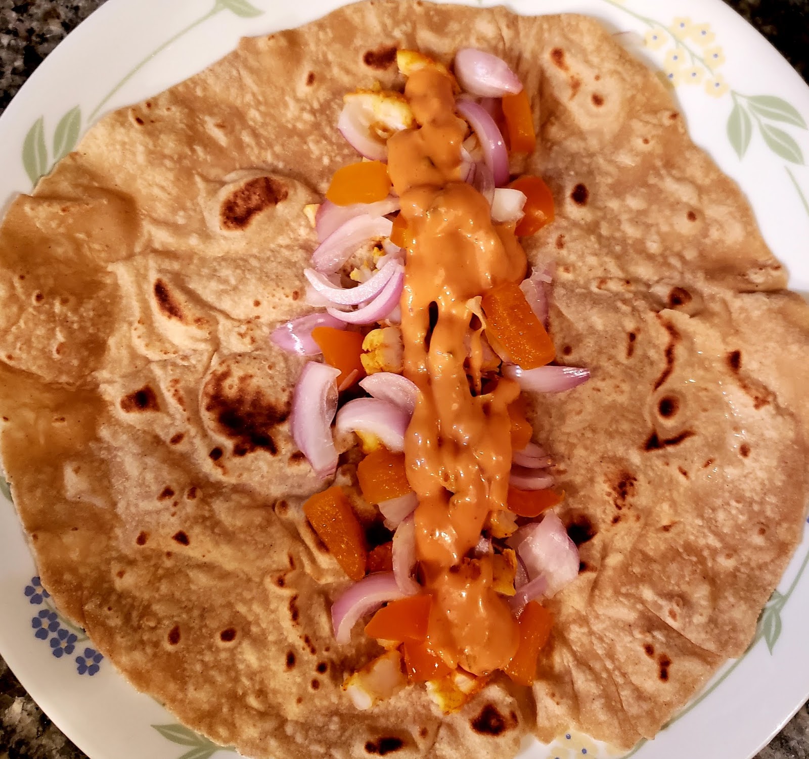 Tandoori Shrimp Wrap/Tandoori Prawn Wrap