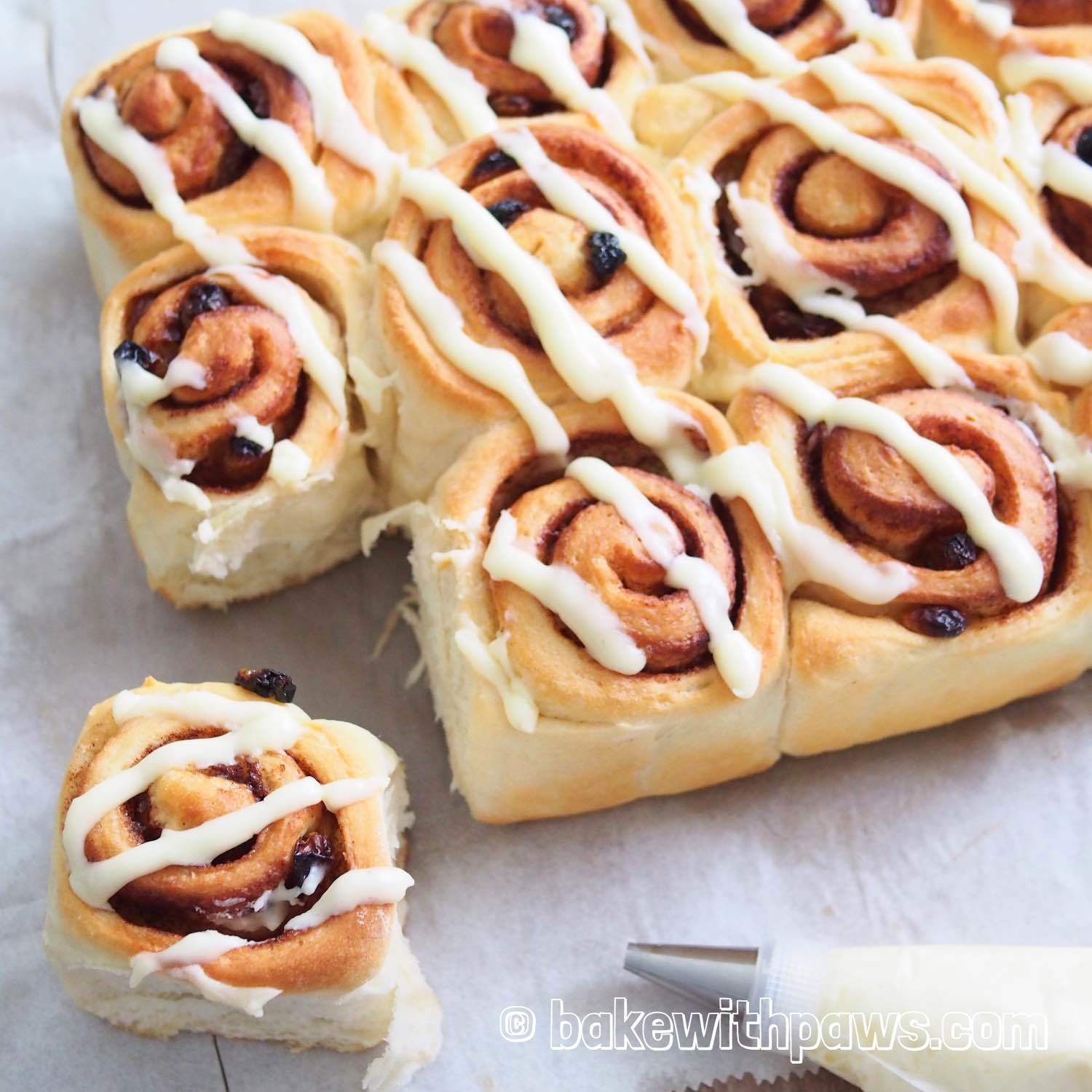 Cinnamon Rolls - BAKE WITH PAWS