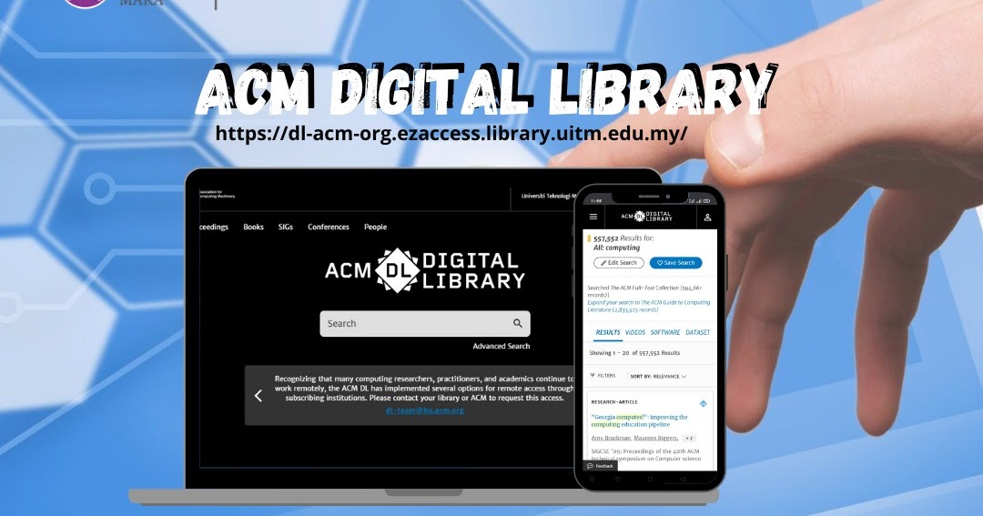 eResources ACM Digital Library - Perpustakaan UiTM