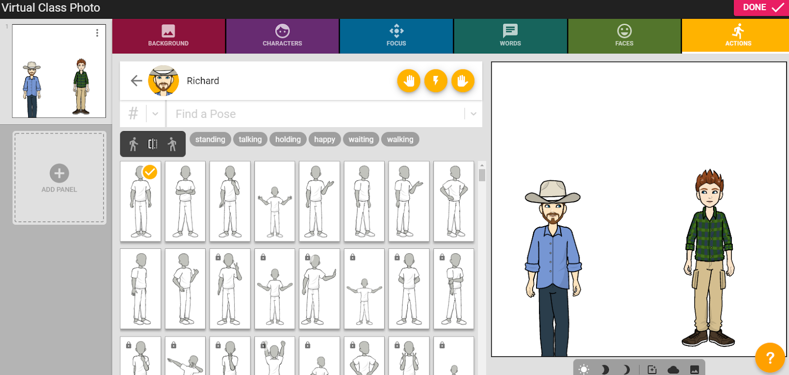 Create Virtual Class Pictures With Pixton EDU - Classwork