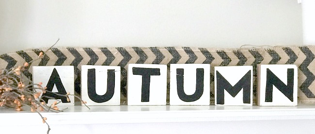 How to Make Rustic Letter Blocks