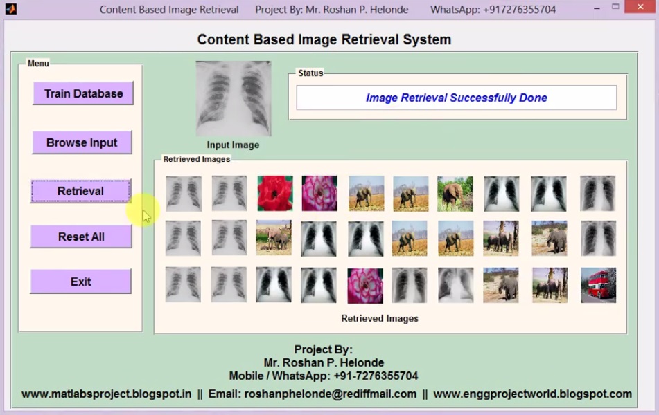 Content Based Image Retrieval Cbir Matlab Project With Source Code