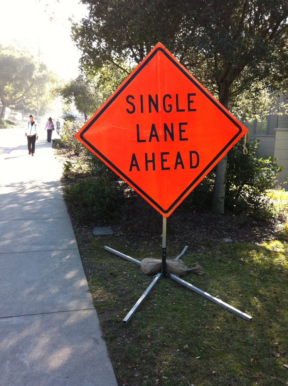 ODE TO THE LHC: Ironic Street Sign