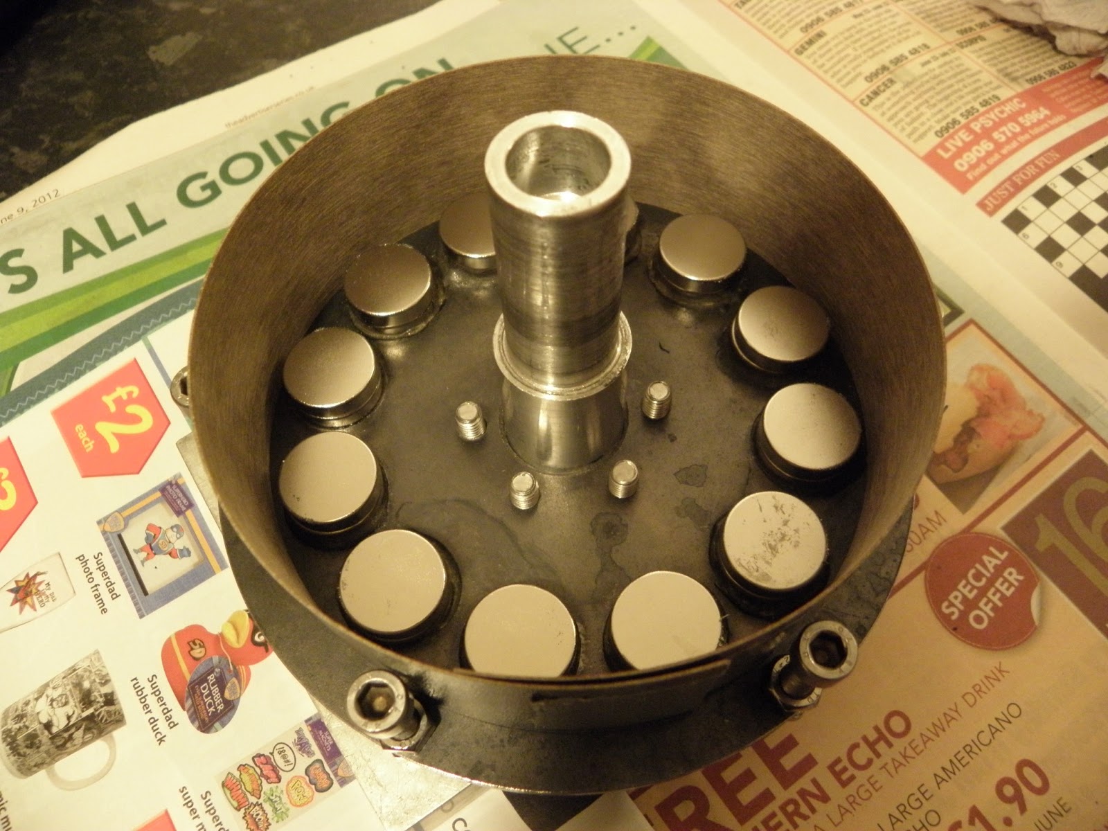 where eagles fear to perch: Homemade Axial Flux Generator - Part 1 ...