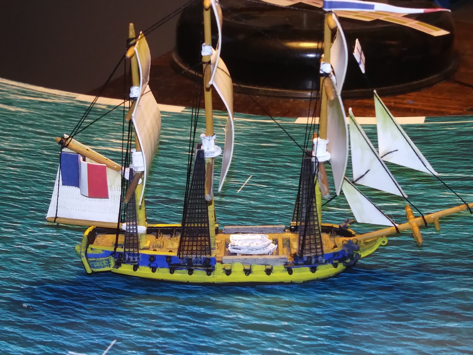 The Analogue Hobbies Painting Challenge: AdamC: French Frigate, Brig ...
